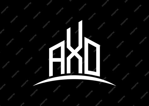 Premium Vector Letter Axo Building Vector Monogram Logo Design