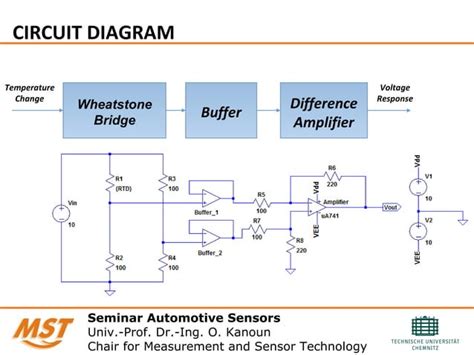 wheatstone bridge circuit design and simulation for temperature sensor