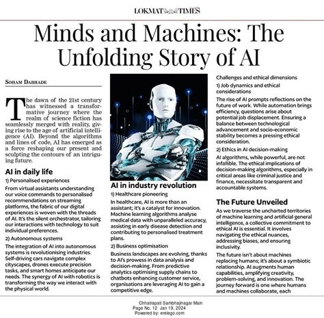 soham dabhade on linkedin ai article lokmattimes