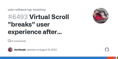 virtual scroll breaks user experience after showelement forcing