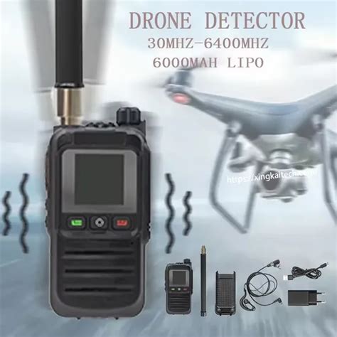 Handheld Drone Detector And Location 30mhz 6400mhz Dji Fpv Autel Signal Detector Handheld