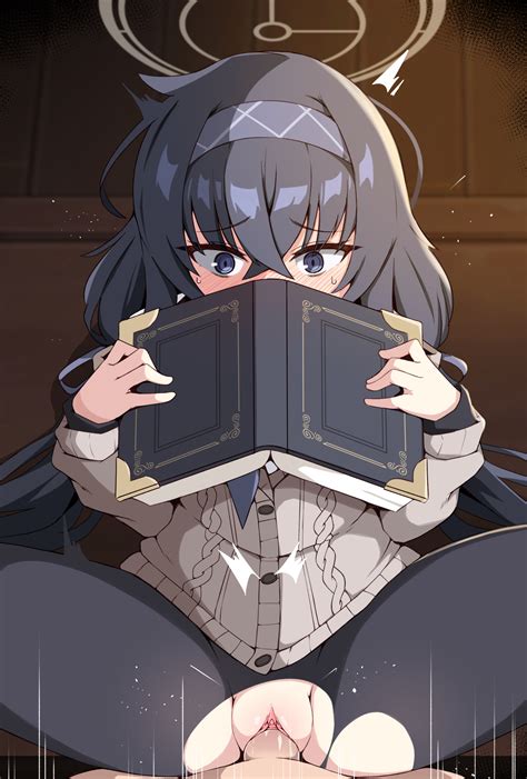 Rule 34 1boy 1girls Blue Archive Blush Blush Blushing At Viewer Female Female Focus Hi Res