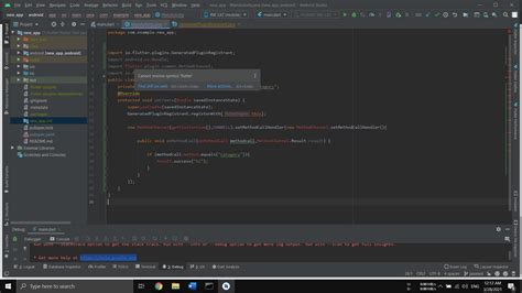 Getting Unresolved Reference Annotation And Unresolved Reference Nonnull While Running Flutter