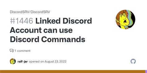 Linked Discord Account Can Use Discord Commands · Issue 1446 · Discordsrvdiscordsrv · Github