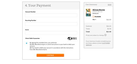 E Com ACH ECheck Processing