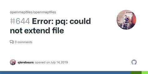 Error Pq Could Not Extend File · Issue 644 · Openmaptiles