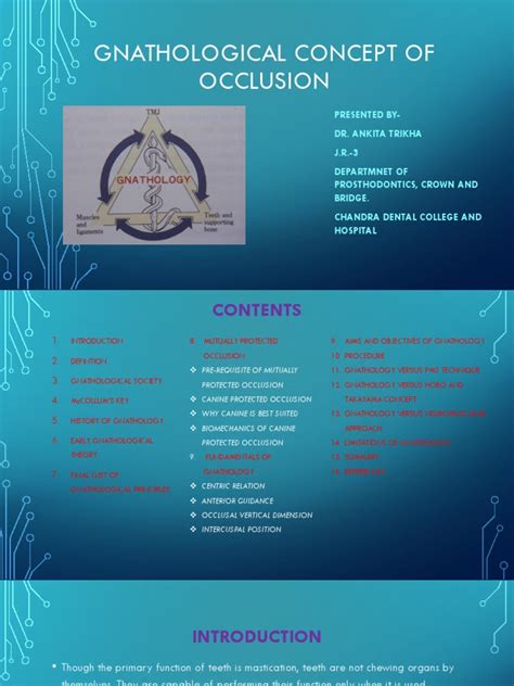 Gnathological Concept Of Occlusion Pdf Human Head And Neck Human Anatomy