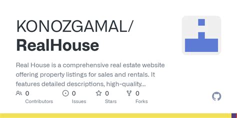 Github Konozgamalrealhouse Real House Is A Comprehensive Real