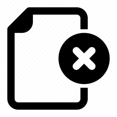 File Remove Document Delete Paper Icon Download On Iconfinder