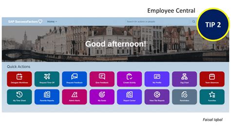 Sap Successfactors Employee Central Tip 2 Faisal Iqbal