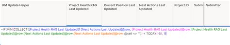 formula to return boolean looking at multiple date columns — smartsheet