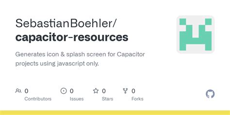GitHub SebastianBoehler Capacitor Resources Generates Icon Splash Screen For Capacitor
