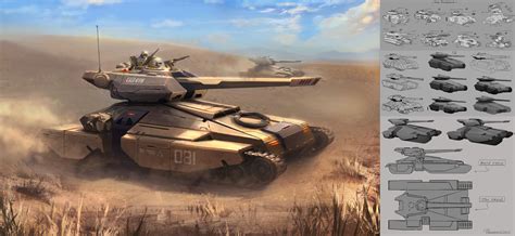 Artstation War Tank Concept