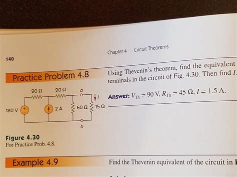 Solved Using Thevenin S Theorem Find The Equivalent Circuit Chegg