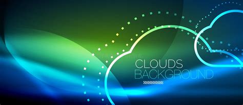 vector cloud computing storage concept stock vector illustration of