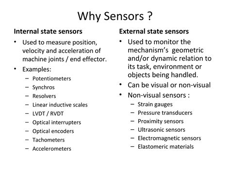 Mechatronics Sensors PPT Computer Peripherals Computing