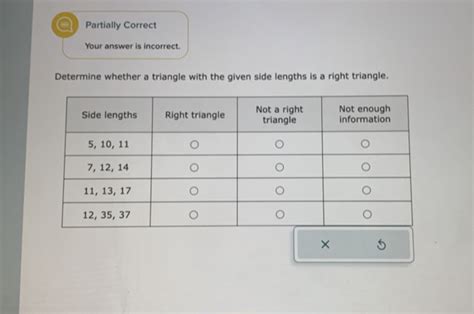 partially correct your answer is incorrect determine whether a