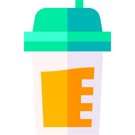 Protein Shake Basic Straight Flat Icon
