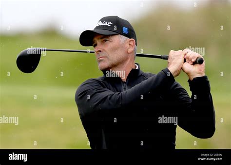 Usas Tom Byrum On The 6th Tee During Day Four Of The 2016 Senior Open Championship At