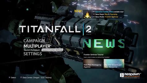 Titanfall 2 Defending The Frontier Operation Frontier Shield Youtube