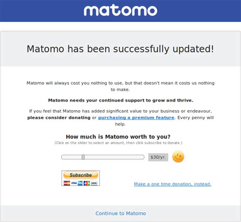 Update Matomo Faq On Premise Matomo Analytics Platform