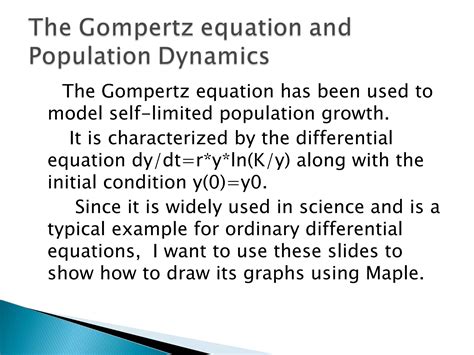 Visualizing Differential Equations Ppt