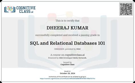 Dheeraj Kumar Chintakindi On Linkedin Sql Certification