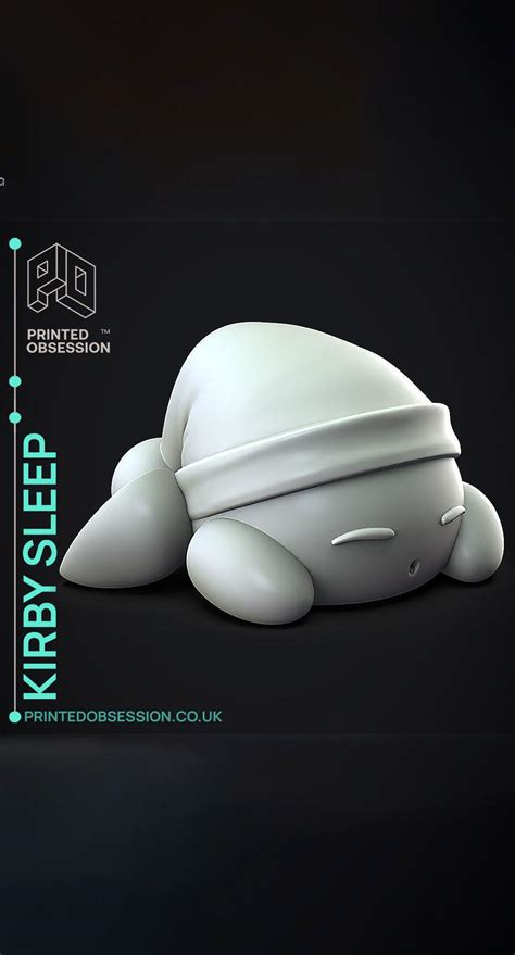 Kirby Sleep Kirbys Adventure Fan Art 3d Model By Printedobsession On Thangs