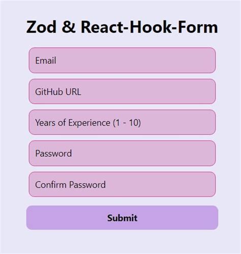 🚀 Mastering Forms With React Hook Form And Zod Dev Shaikhx
