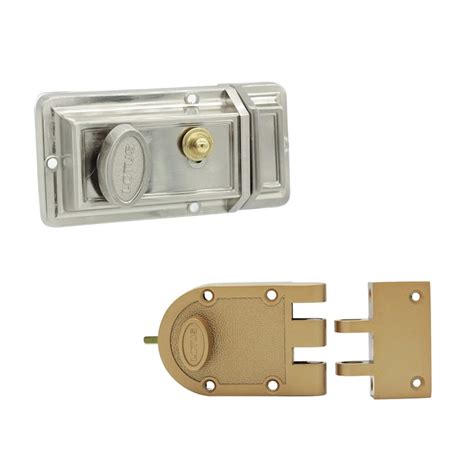 Lotus Rim Lock Nighlatch Deadlock V80 Sn V200 Pb Gigatools