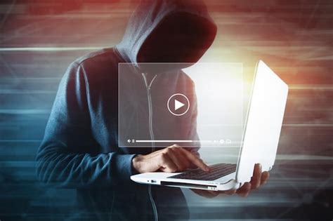 Premium Photo Hacker Wants To Hack The Video File