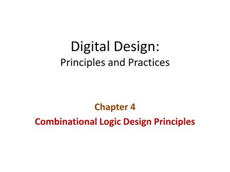 Ppt Digital Design Principles And Practices Powerpoint Presentation