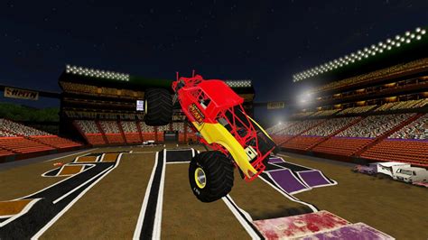 Beamng Monster Jam Freestyle Carolina Crusher On Hawaii Hmtn Youtube