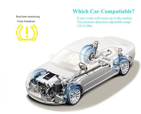 Tpms Bluetooth 4 0 Tire Pressure Monitor System 4 Internal External Sensor Works Android Ios