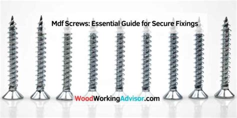 Mdf Screws Essential Guide For Secure Fixings