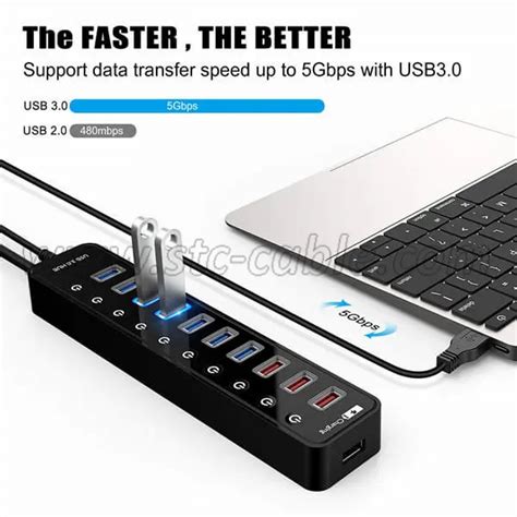 Ports Usb Hub With Switches And Lights Artofit