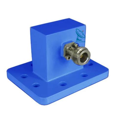 S Band Wr284 Waveguide To Coax Adapter With N Type Connector Av Comm