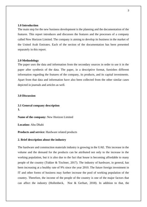 Economics Assignment On New Horizon Limited Desklib