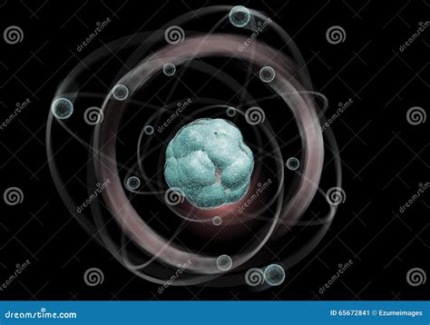 Atom Particle Stock Illustration Illustration Of Nuclear
