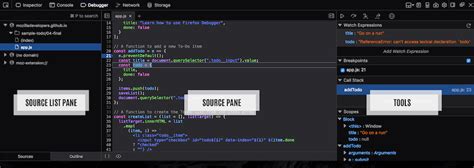 Debugger Playground Introduction Mozilla