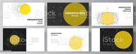 프리 젠 테이 션의 최소한의 추상적인 벡터 일러스트 레이아웃은 디자인 비즈니스 템플릿을 슬라이드 과학 또는 동적 입자와 기술 3d 배경입니다 화학 및 과학 개념입니다 형판에