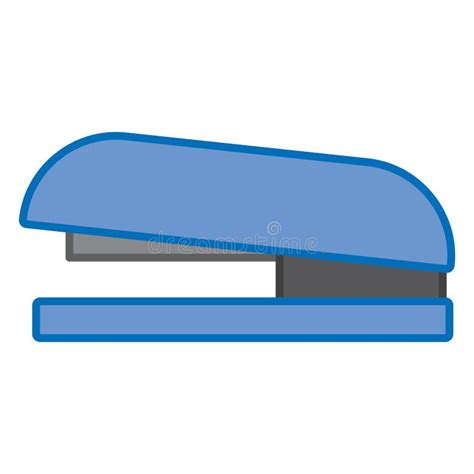 Isolated Colored Stapler Office Supply Icon Vector Stock Vector