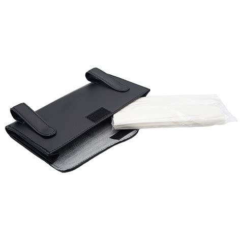 Badu Bg Сладко цвете Кристална кутия за салфетки Хартиен държач за кола Козирка за слънце Кожени