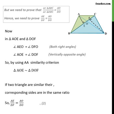 question 3 abc and dbc are two triangles on same base bc