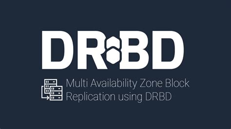 multi availability zone block level replication using drbd linbit