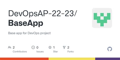 Github Devopsap 22 23 Baseapp Base App For Devops Project