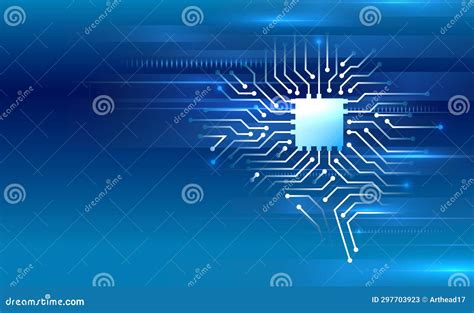 Digital Brain Vector Software Digital Code The Abstract Face Of Artificial Intelligence Stock
