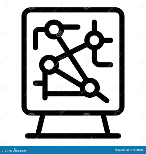 Electronic Scheme On Stand Showing Microchip Structure With Transistors And Resistors Stock