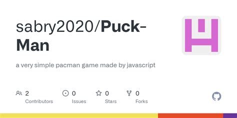 GitHub Sabry2020 Puck Man A Very Simple Pacman Game Made By Javascript