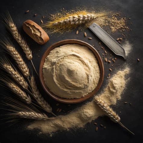 Premium Photo Wheat Flour